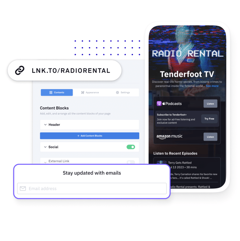 Smart links for Podcasts | Linkfire